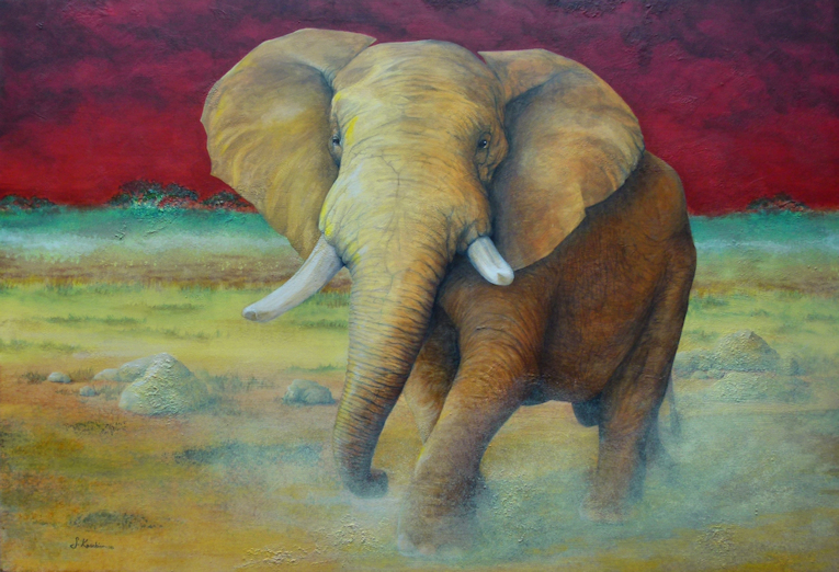 Der ELEFANT als Krafttier - KUNST + SCHAMANISMUS