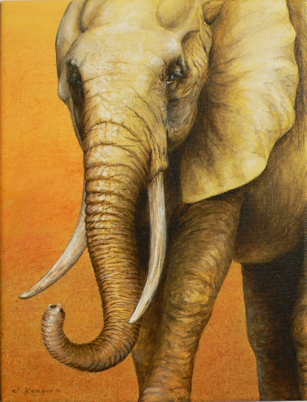 Der ELEFANT als Krafttier - KUNST + SCHAMANISMUS